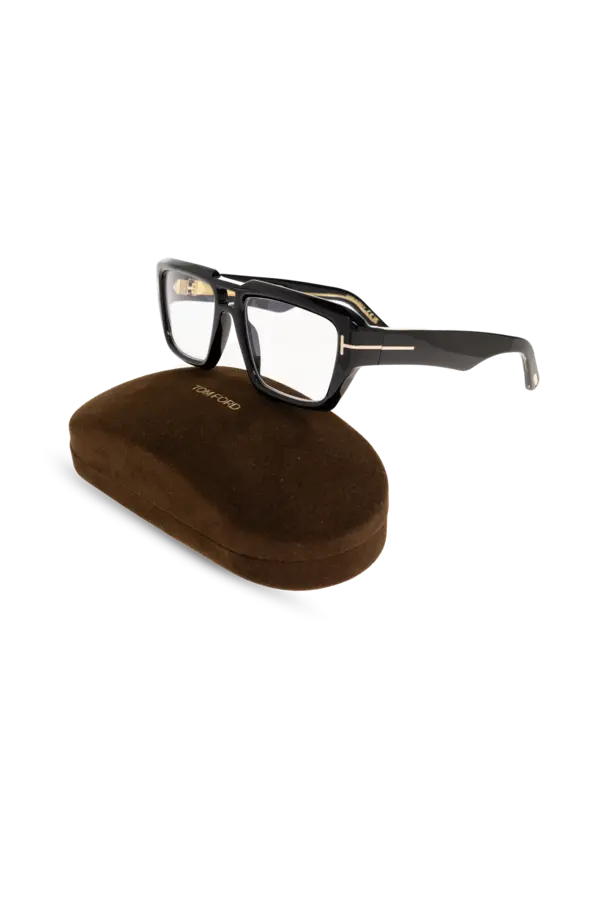 TOM FORD Rectangular Acetate Eyeglasses