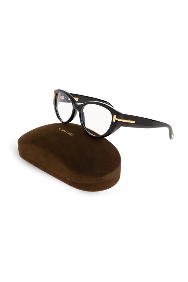 TOM FORD Cat Eye Eyeglasses - Black