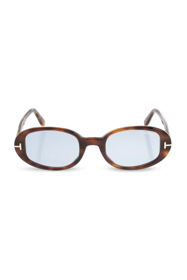 TOM FORD Oval Sunglasses - Brown