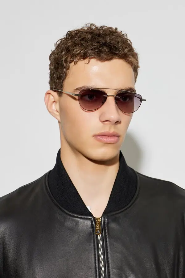 TOM FORD Aviator Sunglasses With Tone Frames