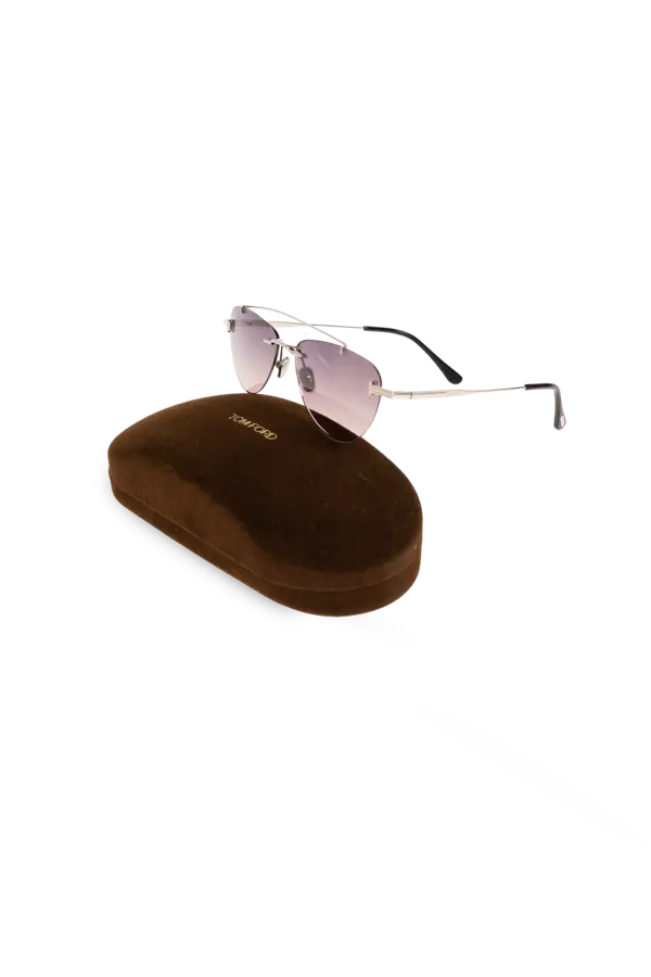 TOM FORD Aviator Sunglasses With Tone Frames