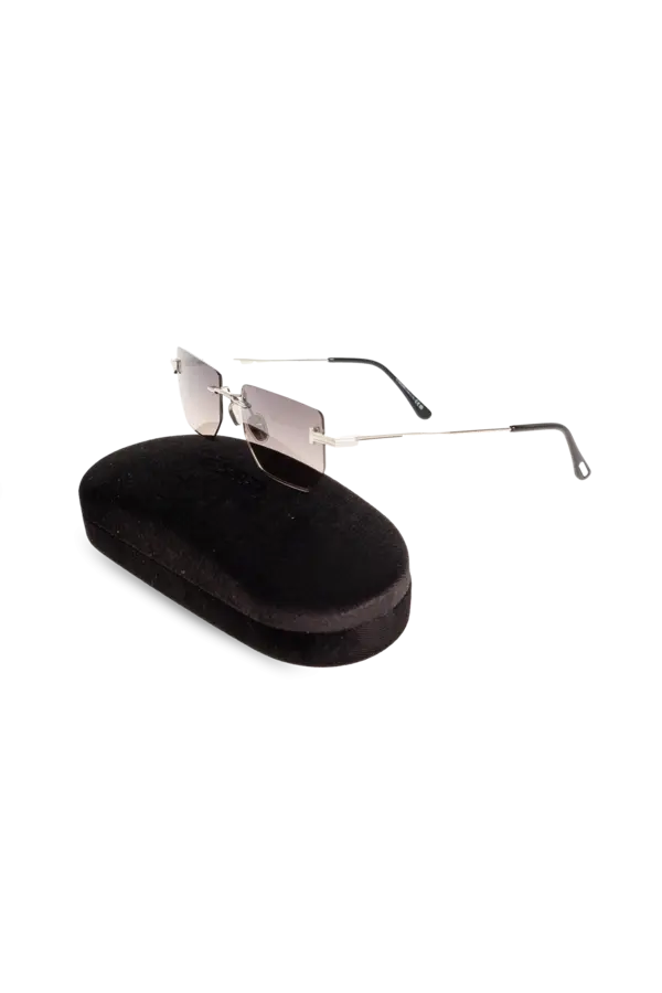 TOM FORD Rimless Geometric Sunglasses