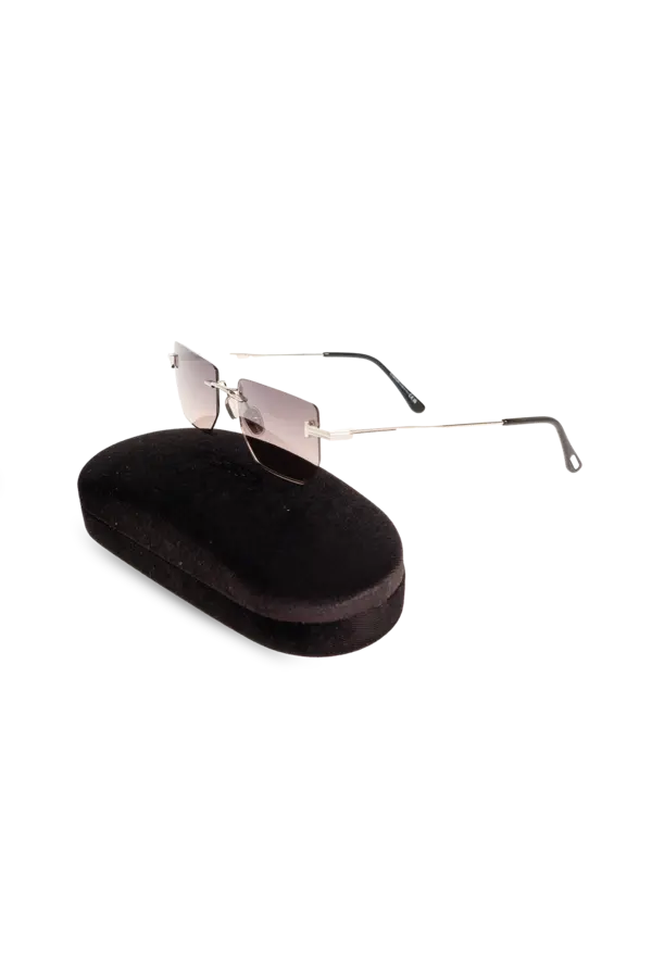 TOM FORD Rimless Geometric Sunglasses