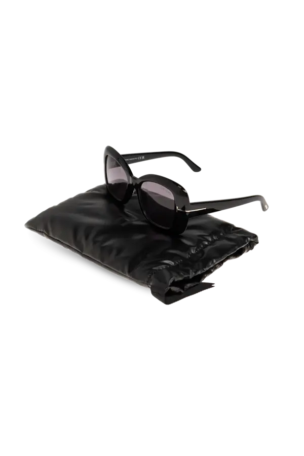 TOM FORD Oversized Rectangular Sunglasses - Black