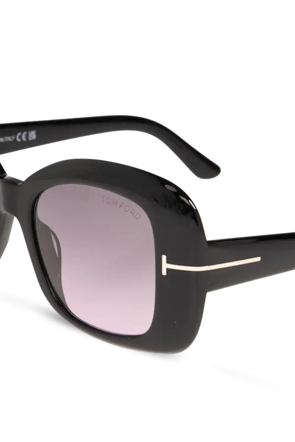 TOM FORD Oversized Rectangular Sunglasses - Black