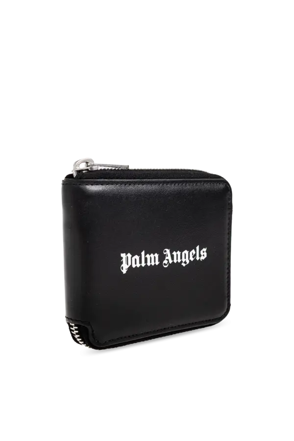Palm Angels Leather Wallet With Logo