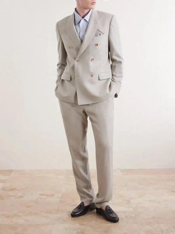 Mr P. Wool-hopsack Suit Jacket