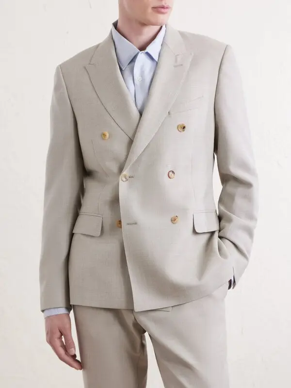 Mr P. Wool-hopsack Suit Jacket