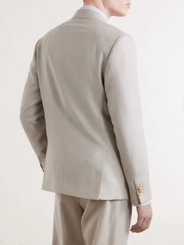 Mr P. Wool-hopsack Suit Jacket