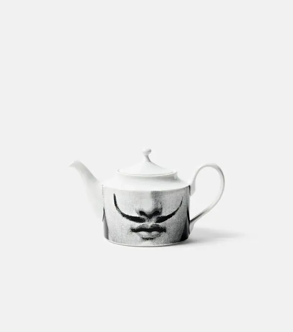FORNASETTI Tema E Variazioni N.21 Porcelain Teapot - White