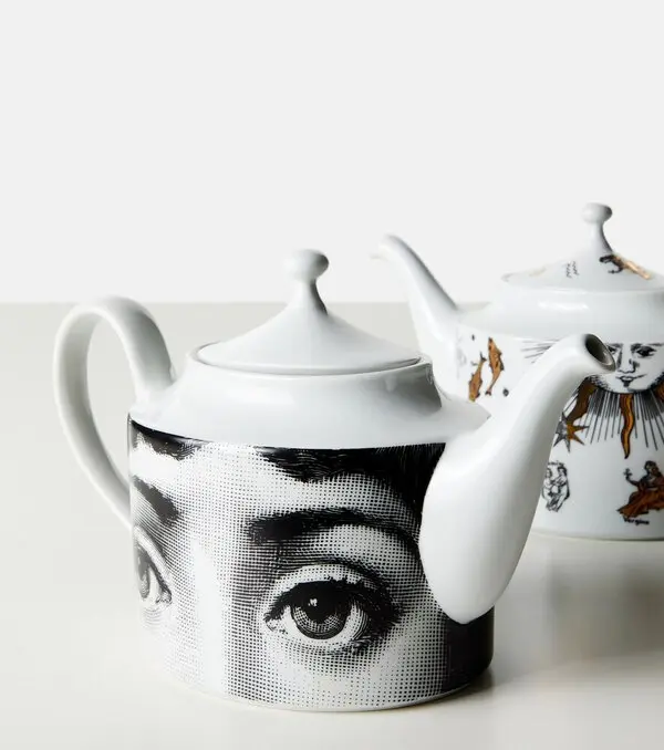 FORNASETTI Tema E Variazioni N.21 Porcelain Teapot