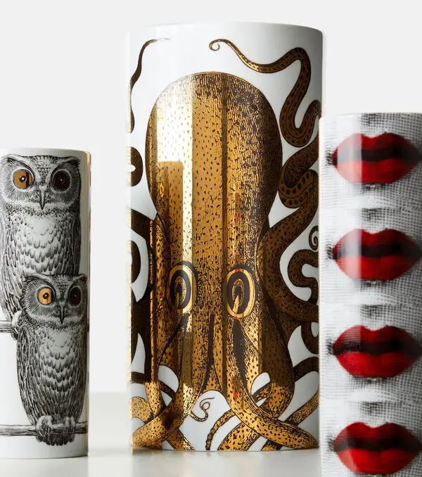 FORNASETTI Polipo Medium Porcelain Vase