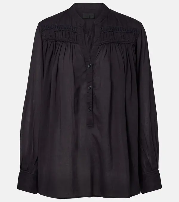 NILI LOTAN Clarys Cotton Blouse