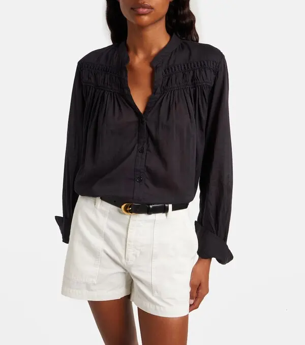 NILI LOTAN Clarys Cotton Blouse
