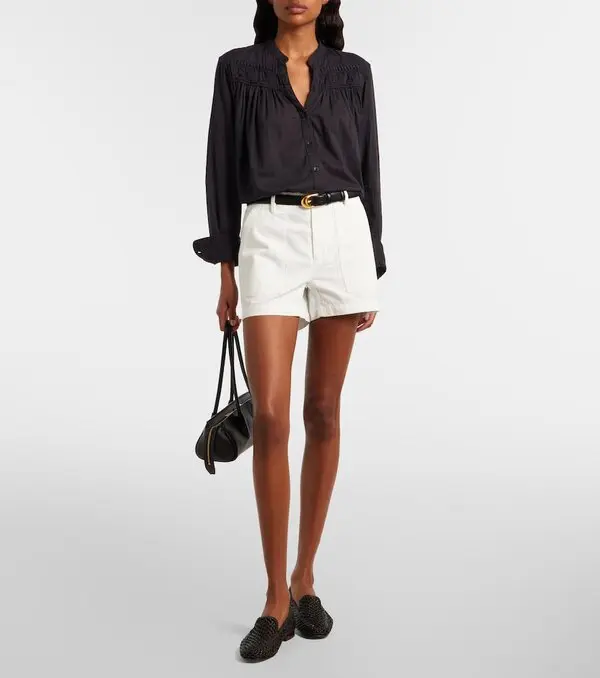 NILI LOTAN Clarys Cotton Blouse