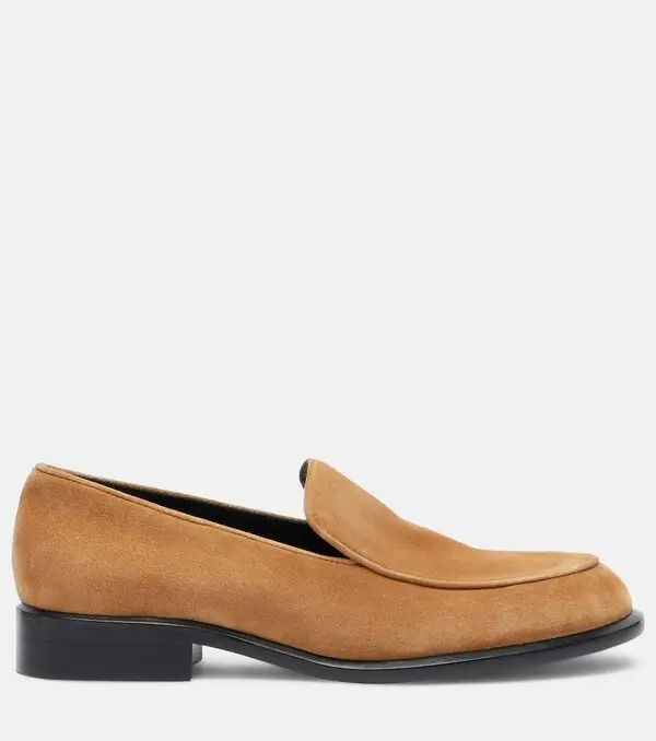 Khaite Miles Suede Loafers