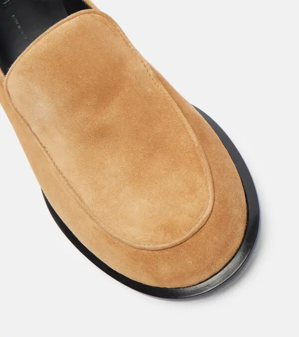 Khaite Miles Suede Loafers