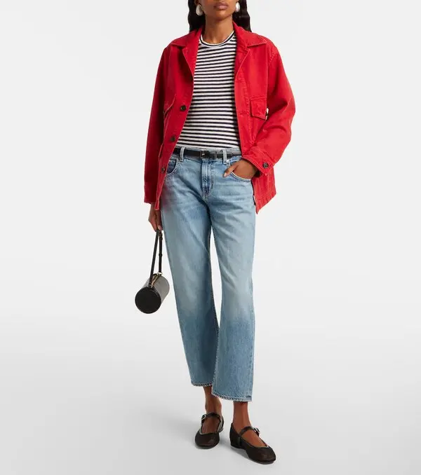 NILI LOTAN Lorimer Straight Jeans - Blue