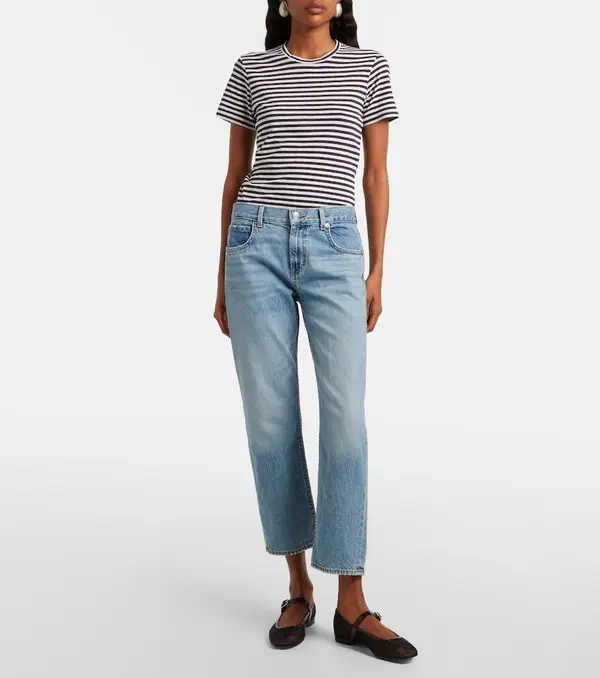 NILI LOTAN Lorimer Straight Jeans - Blue