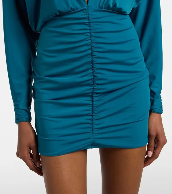 VIX PAULA HERMANNY Ruched Mini Dress