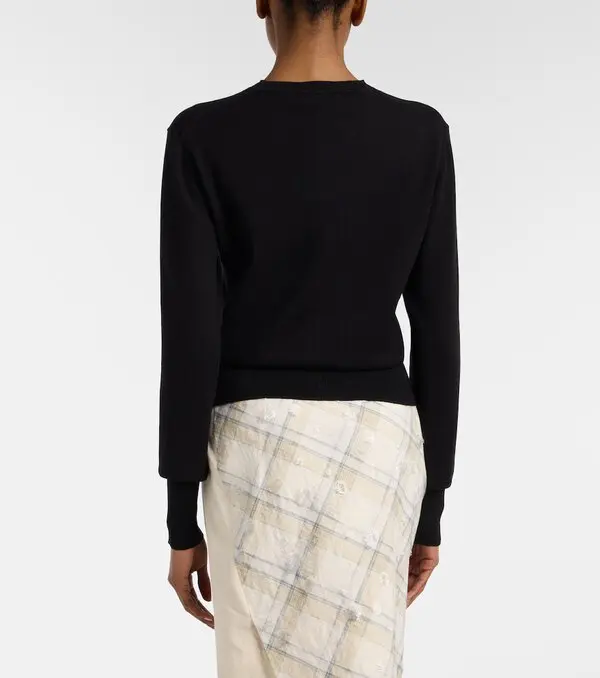 VIVIENNE WESTWOOD Bea Cotton And Cashmere Cardigan - Black
