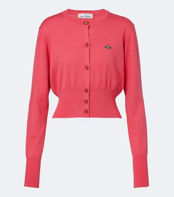 VIVIENNE WESTWOOD Bea Cropped Cardigan - Fuchsia