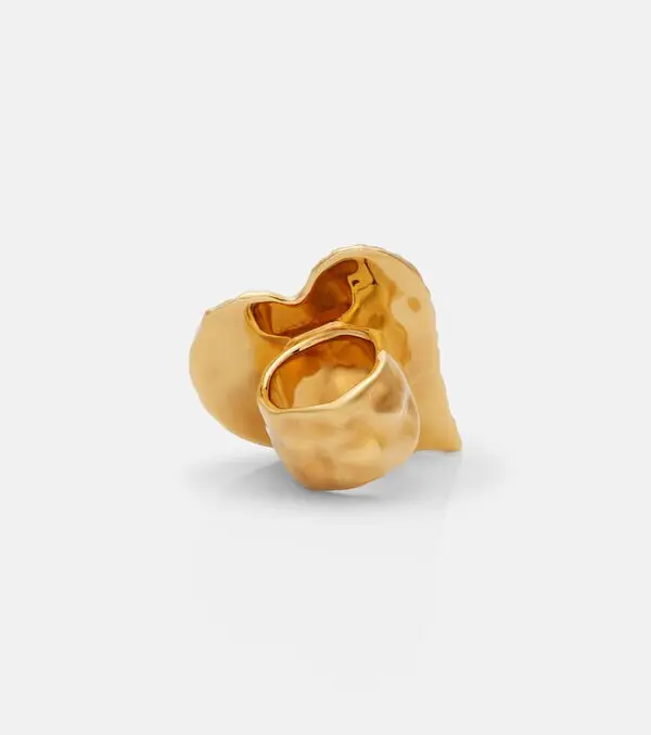 Oscar De La Renta Heart Embellished Ring