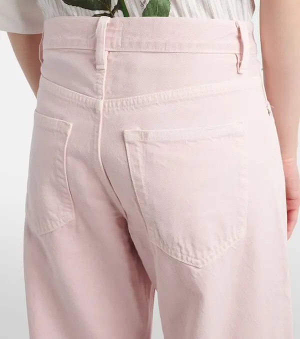 FRAME Bubble Barrel-leg Jeans - Pink