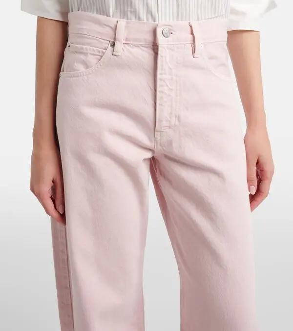 FRAME Bubble Barrel-leg Jeans - Pink