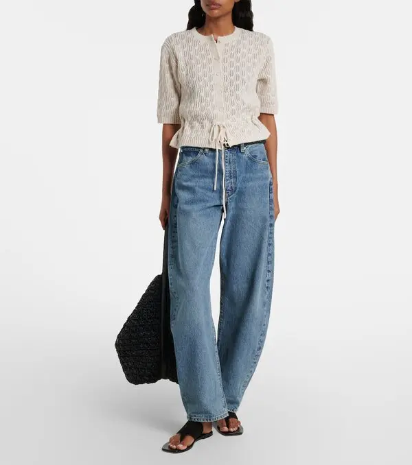 FRAME Clover Wool And Cashmere Cardigan