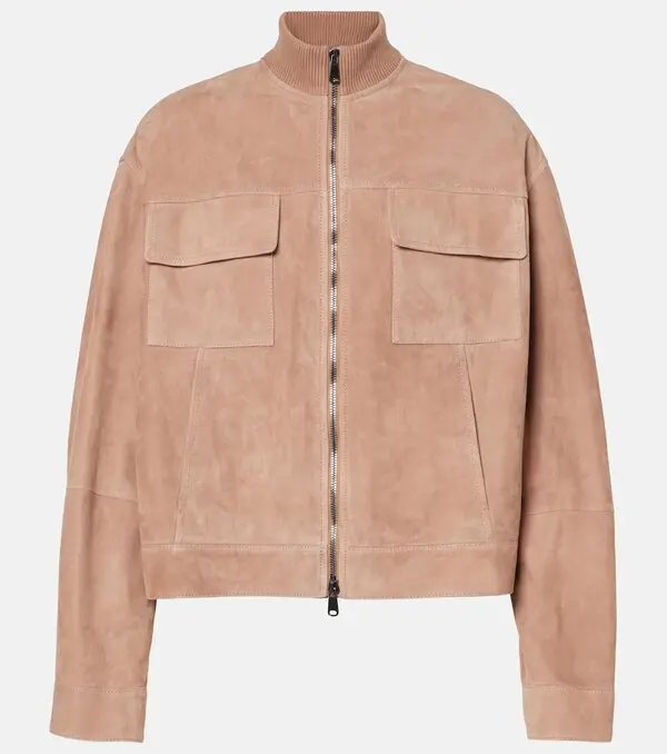 Brunello Cucinelli Leather Jacket - Brown