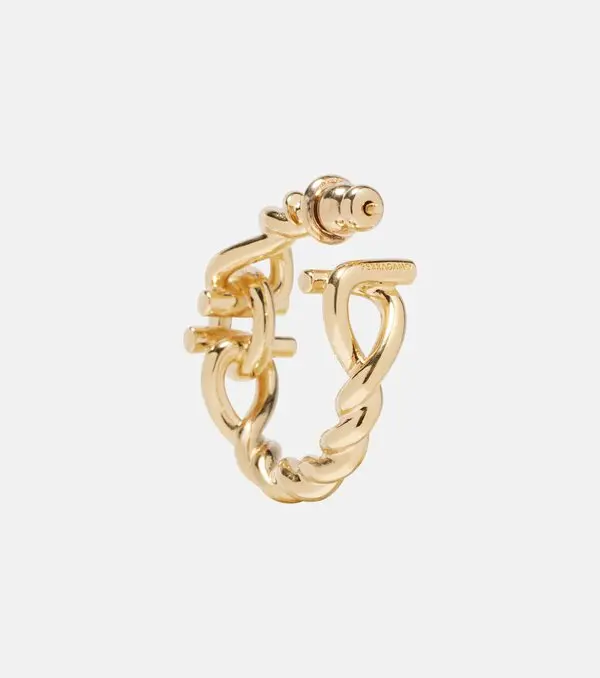 FERRAGAMO Gancini Hoop Earrings