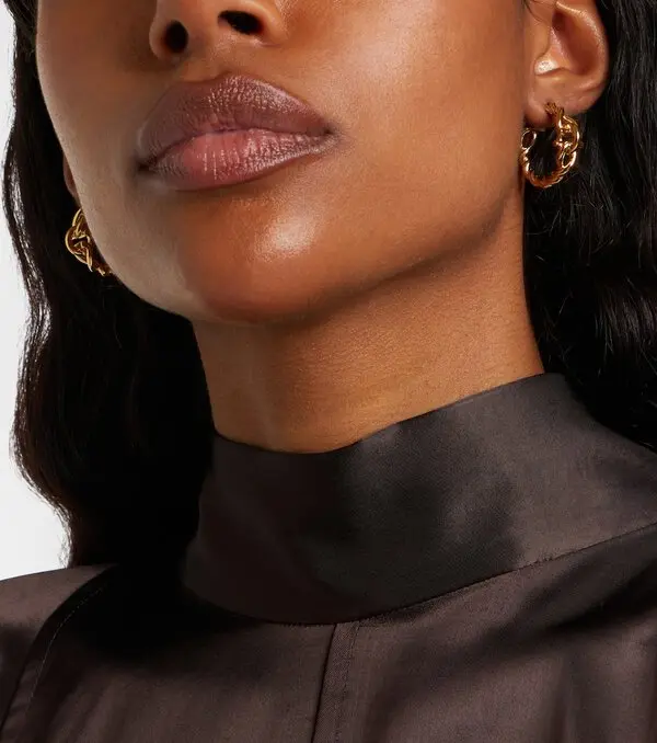 FERRAGAMO Gancini Hoop Earrings