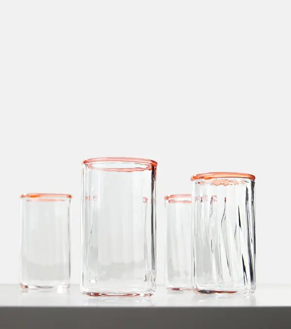 AKUA OBJECTS Peter Small Set Of 4 Glasses - Orange