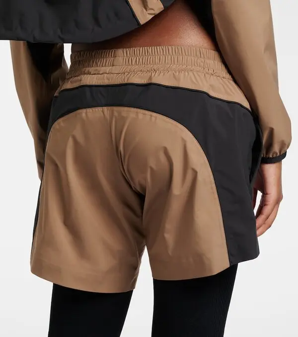 Balenciaga Colorblocked Taffeta Shorts