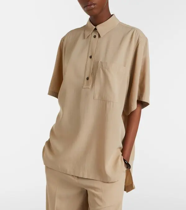 TOTEME Oversized Shirt - Beige
