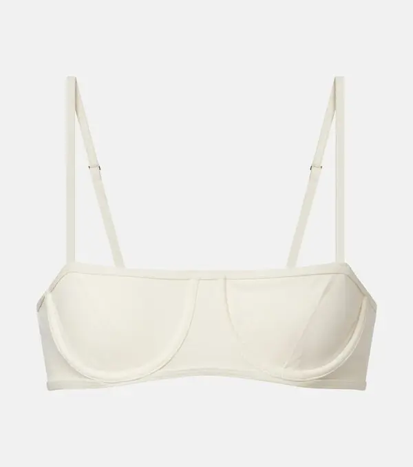 TOTEME Balconette Bikini Top - White