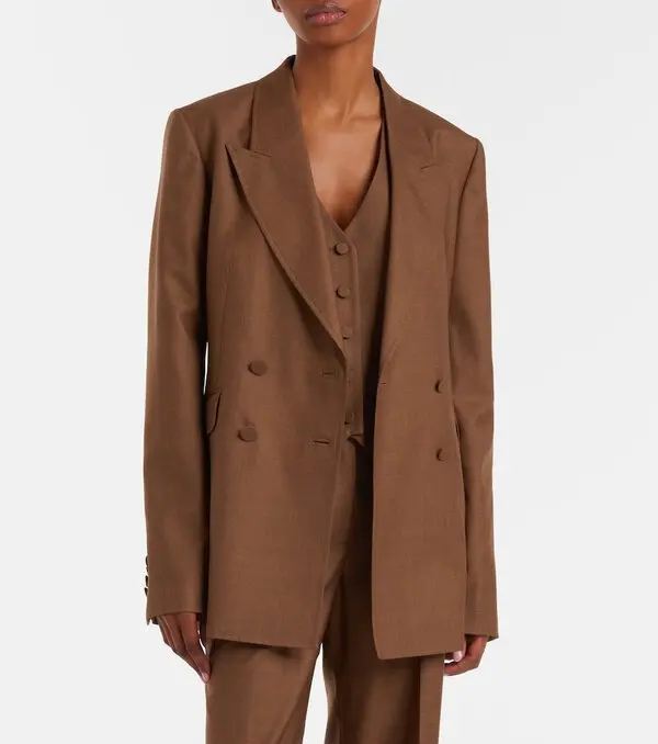 Gabriela Hearst Coleridge Wool And Silk Vest - Brown