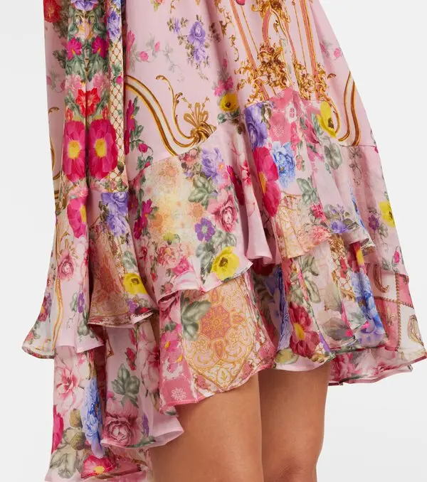 Camilla Silk Floral Minidress