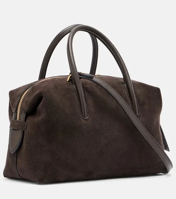 DEMELLIER Stockholm Small Suede Top-handle Bag