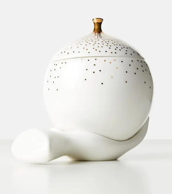Jonathan Adler Gilded Eve Porcelain Container