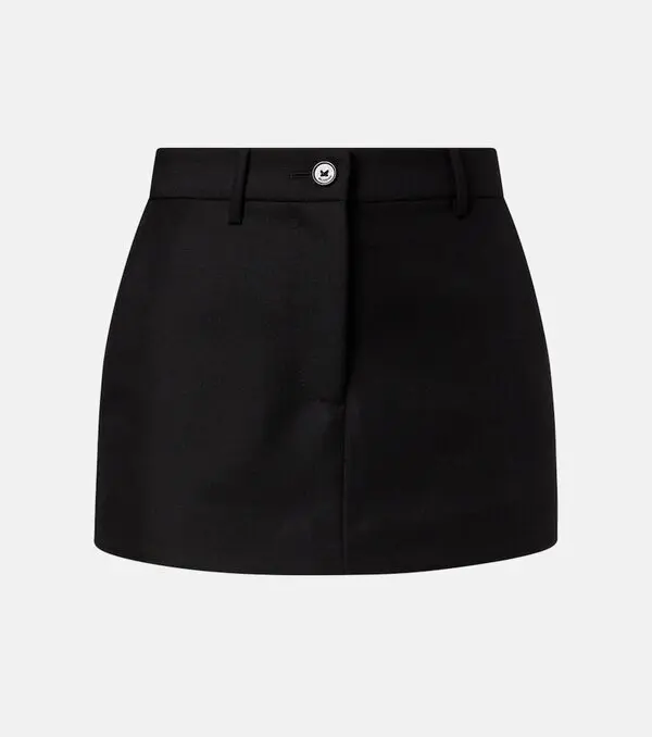 Balenciaga Wool Skort - Black