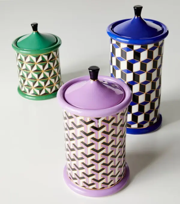 Jonathan Adler Versailles Porcelain Container - Pink