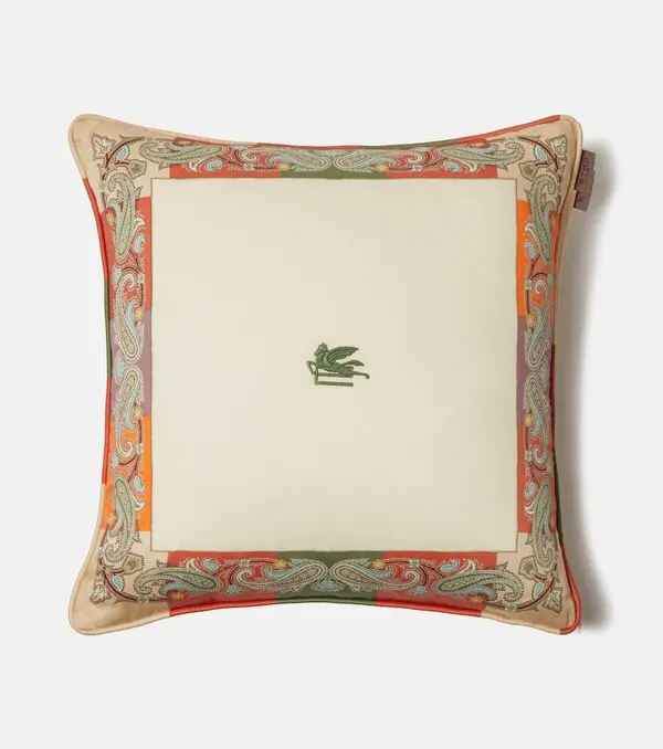 Etro Paisley Cotton Cushion