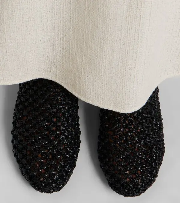 SOULIERS MARTINEZ Mallorca Woven Leather Mules