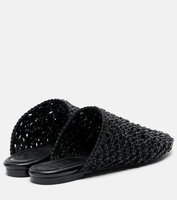 SOULIERS MARTINEZ Mallorca Woven Leather Mules