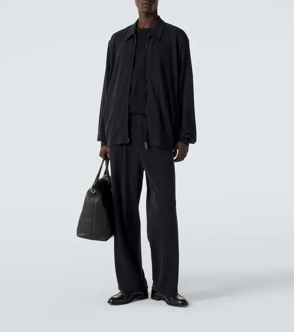 Giorgio Armani Knitted Wide-leg Pants