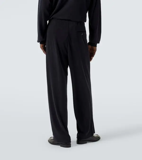 Giorgio Armani Knitted Wide-leg Pants