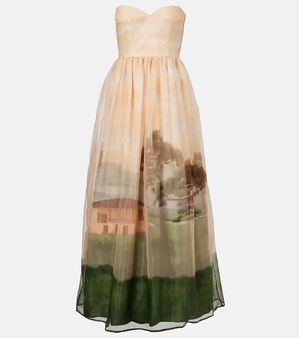 Agua Bendita Tonia Páramo Printed Cocktail Dress