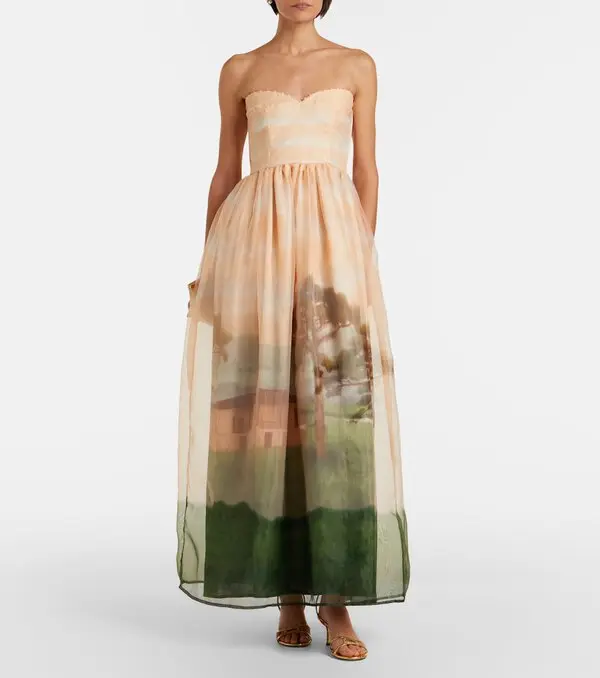 Agua Bendita Tonia Páramo Printed Cocktail Dress